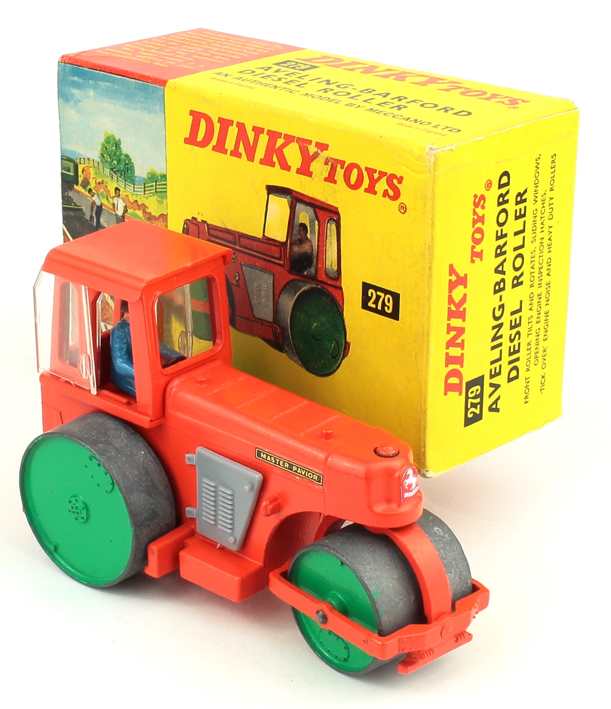 Dinky Toys 279 Aveling-Barford Diesel Roller - QDT