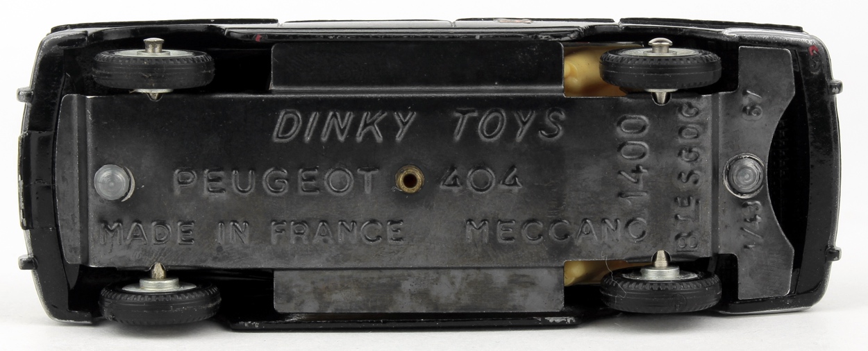 French Dinky Toys 1400 Peugeot Taxi - QDT