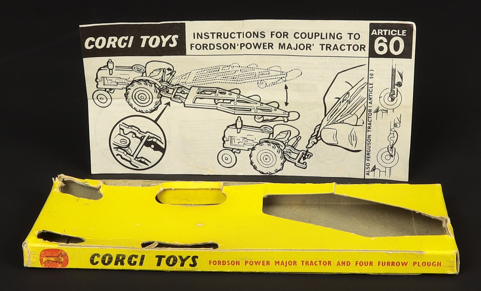 Corgi Toys Gift Set 18 Tractor & Plough - QDT