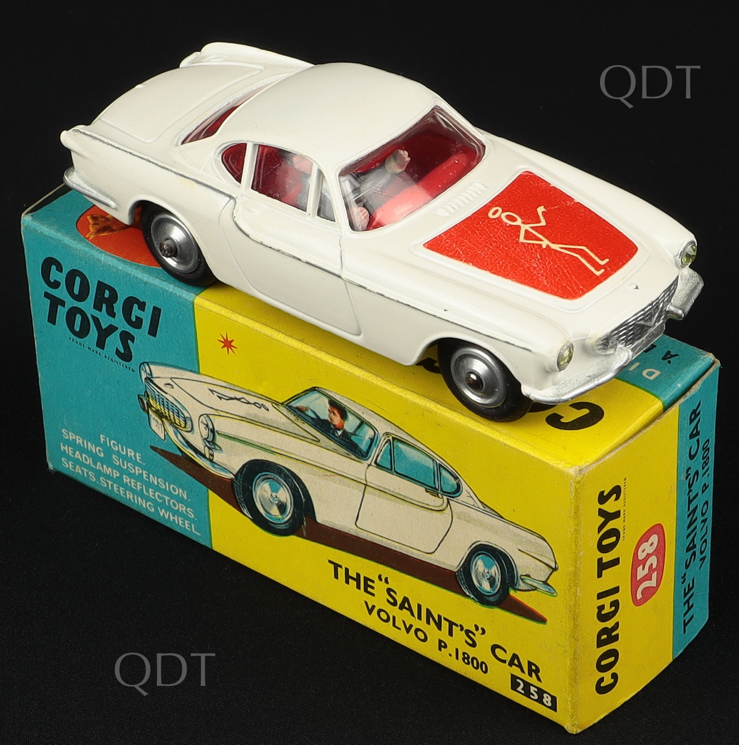 Corgi Toys 258 The Saint's Volvo - QDT