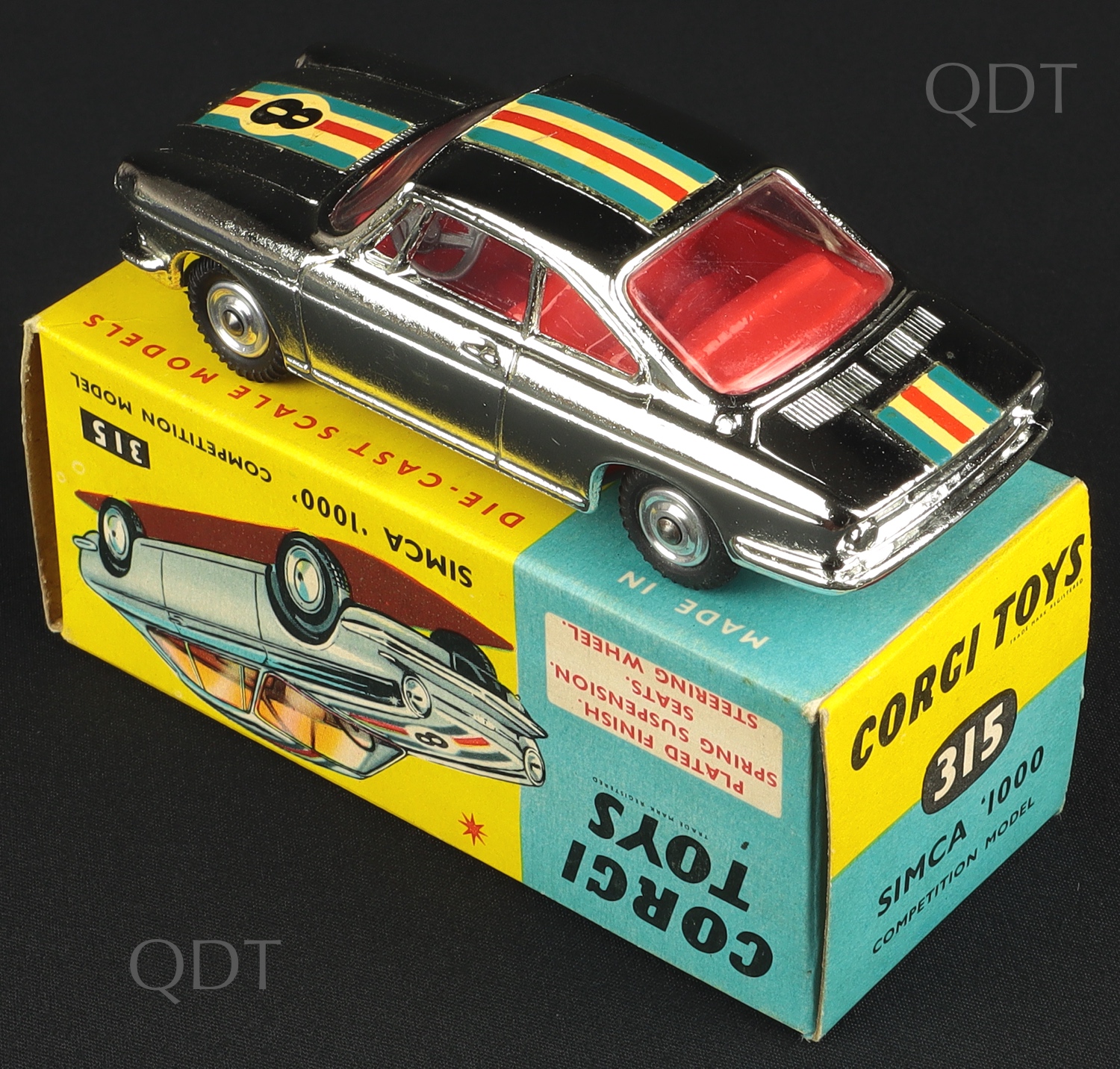 Corgi Toys 315 Simca Competition - QDT