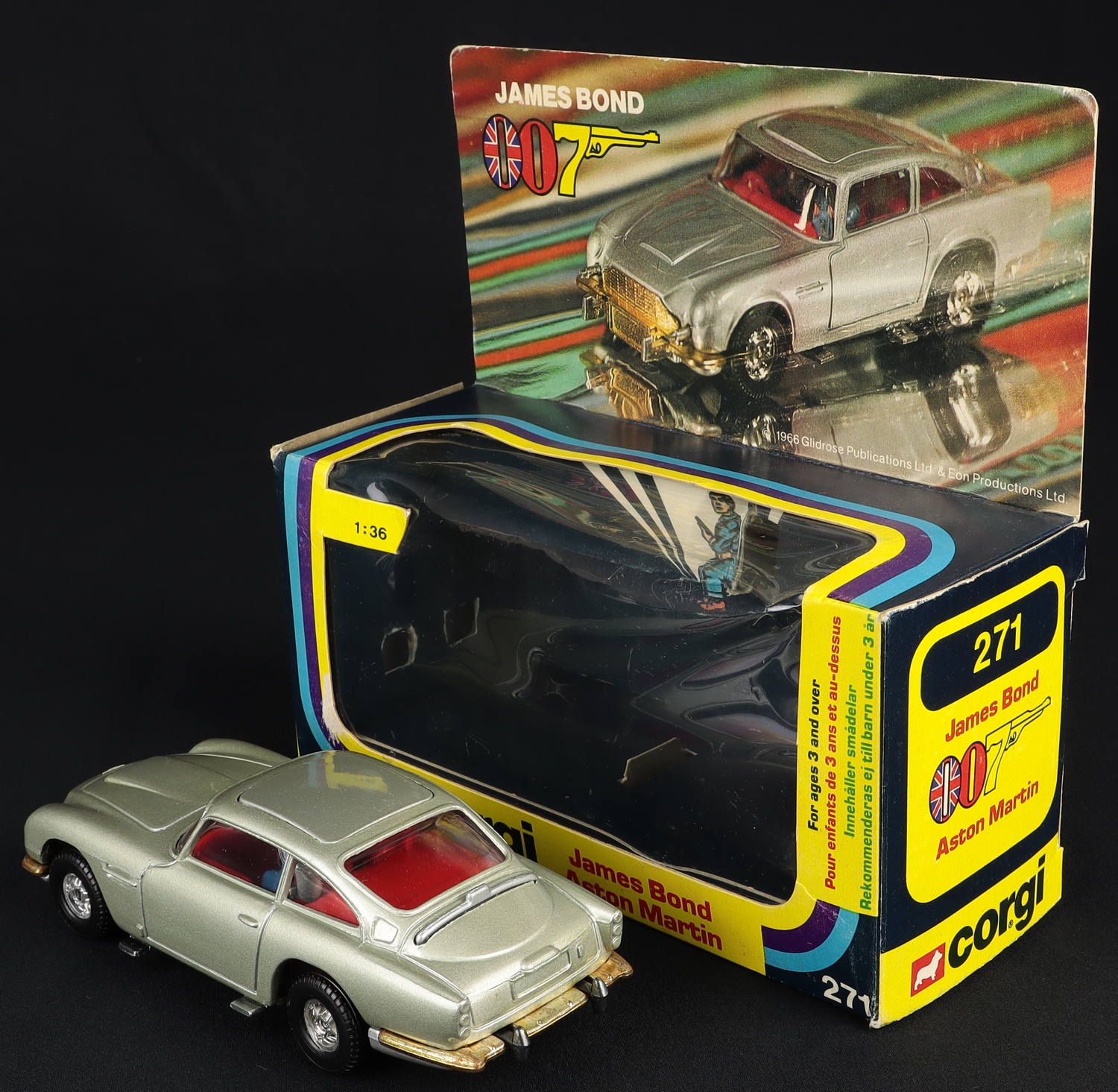Corgi Toys 271 James Bond's Aston Martin - QDT