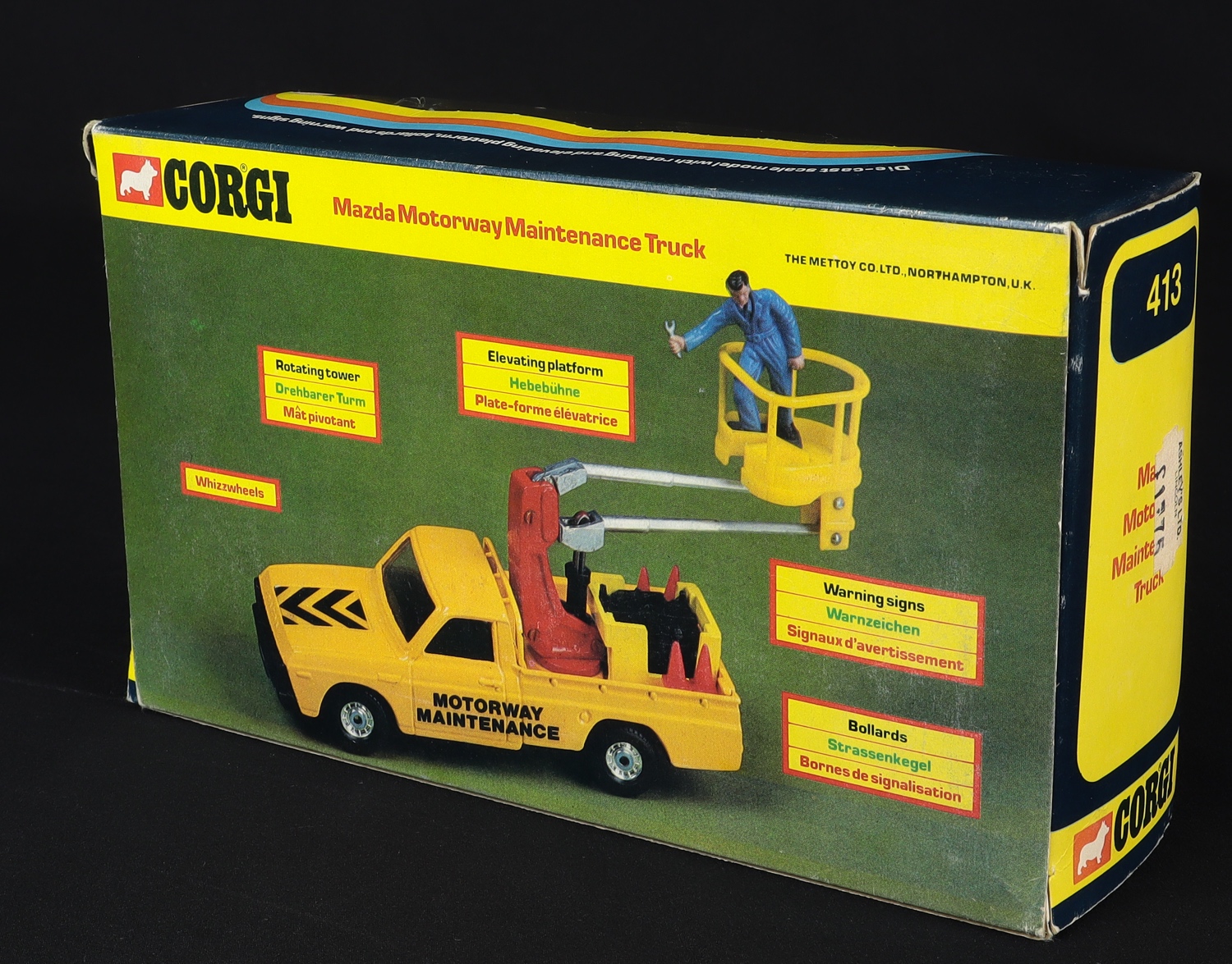 Corgi Toys 413 Mazda Maintenance Motorway Truck - QDT