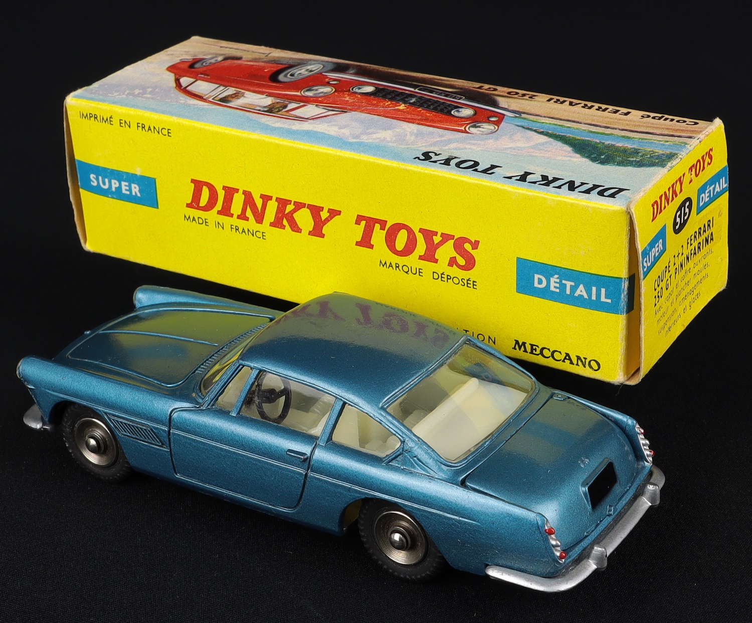 French Dinky Toys 515 Ferrari Coupe 250 GT Pininfarina - QDT