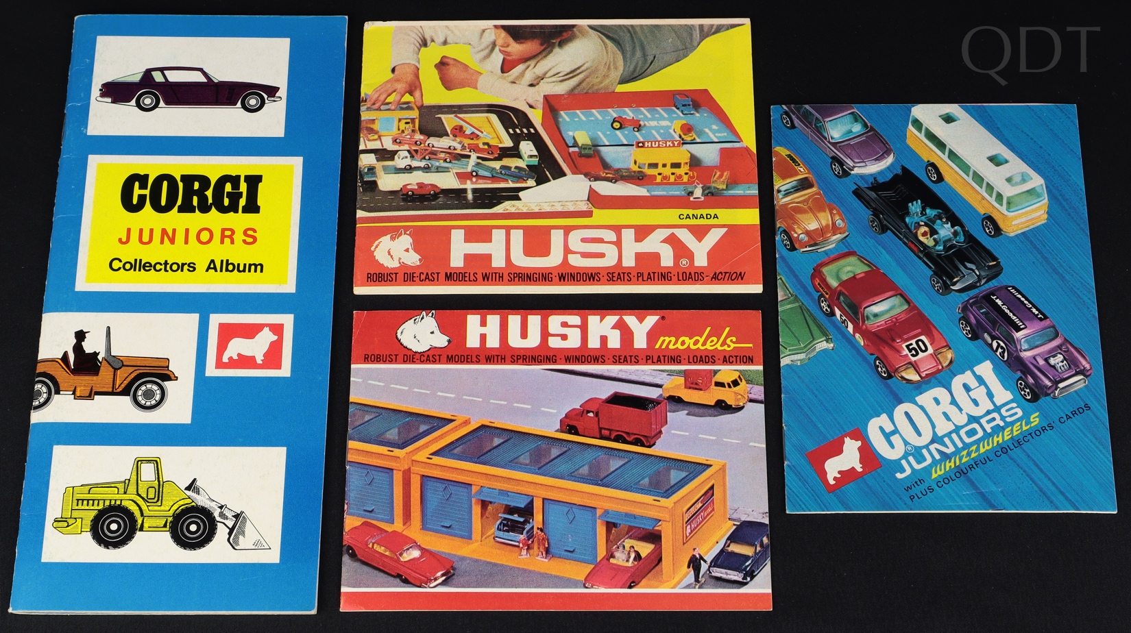 Corgi Juniors & Husky Brochures x 4 - QDT