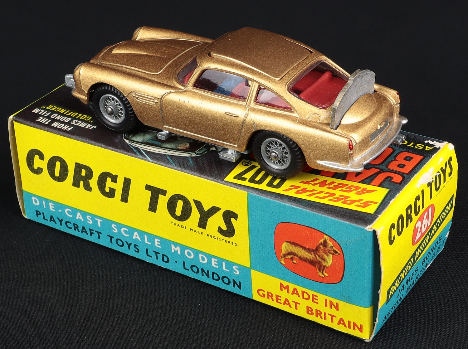 Corgi Toys 261 James Bond's Aston Martin - QDT