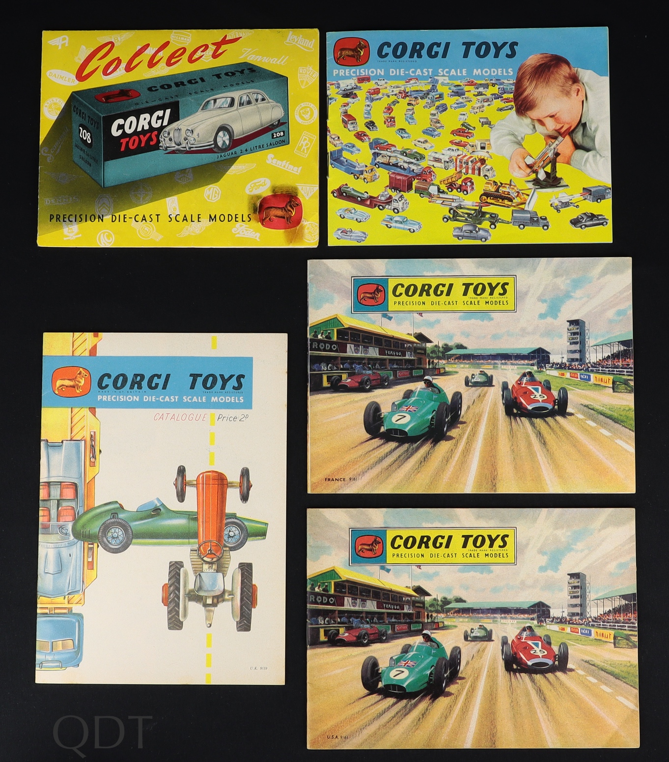 Corgi Catalogues & Leaflets 1957-1961 - QDT