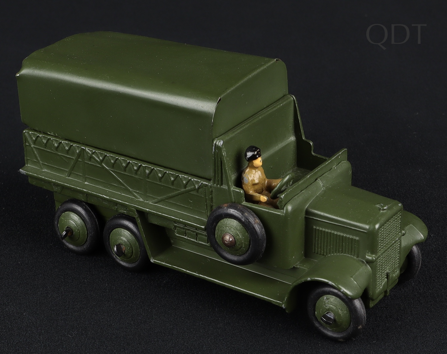 Dinky Toys 151B Six-Wheeled Covered Wagon - QDT