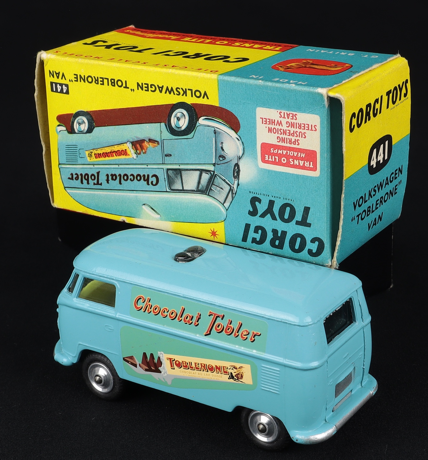 Corgi Toys 441 Volkswagen 'Toblerone' Van - QDT