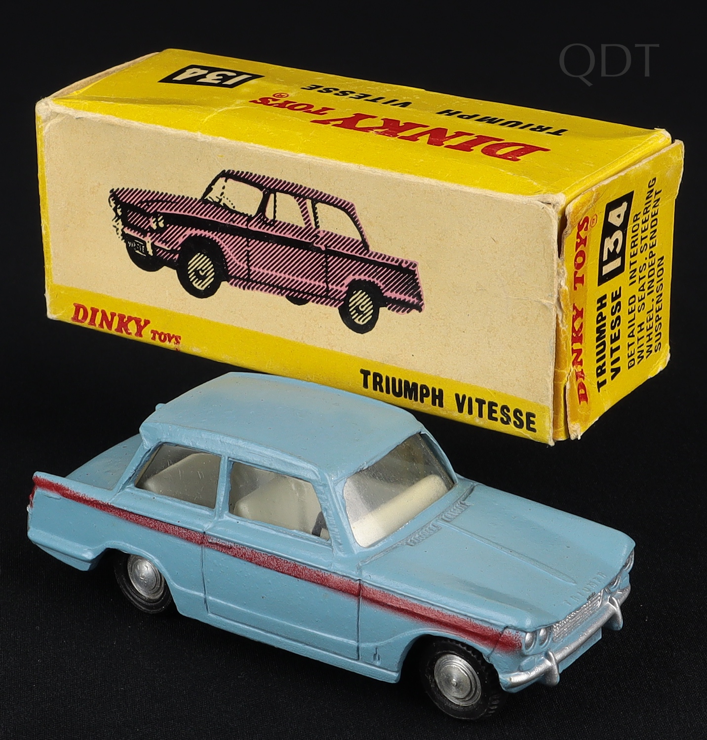 Indian Dinky Toys 134 Triumph Vitesse - QDT