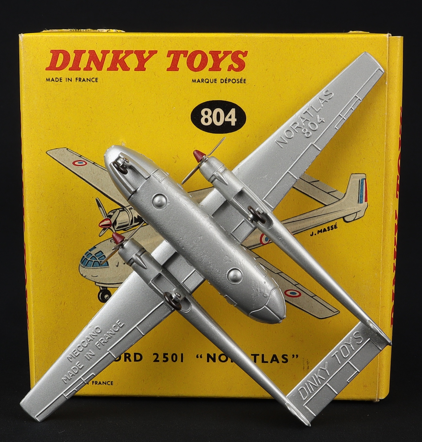 French Dinky Toys 804 Nord 2501 'Noratlas' Aircraft - QDT