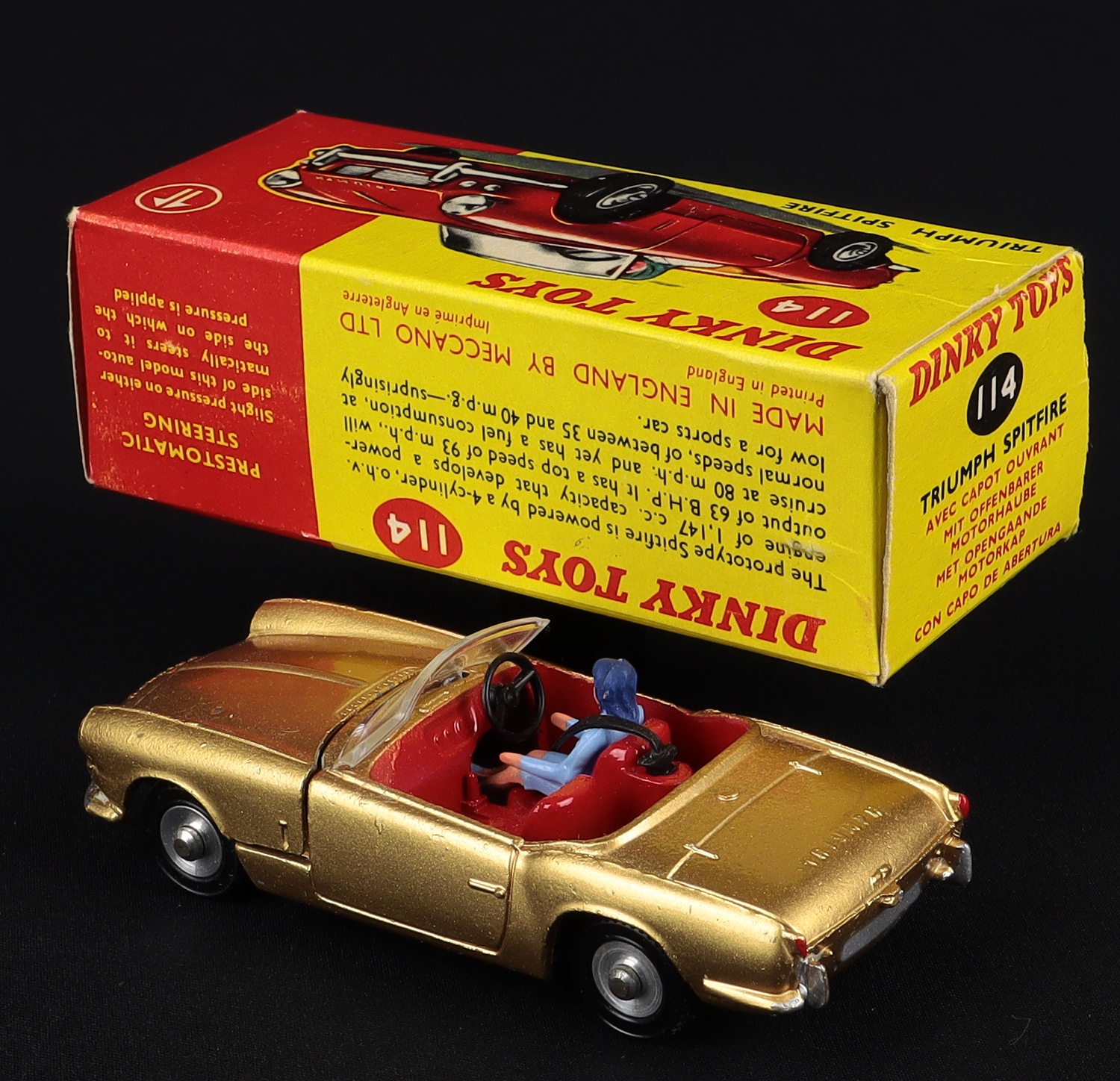 Dinky Toys 114 Triumph Spitfire - QDT