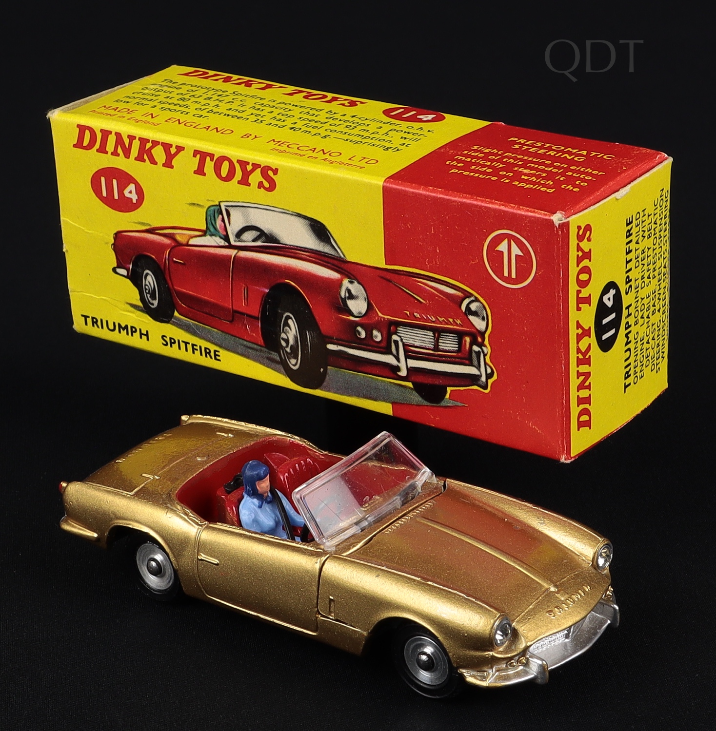 Dinky Toys 114 Triumph Spitfire - QDT