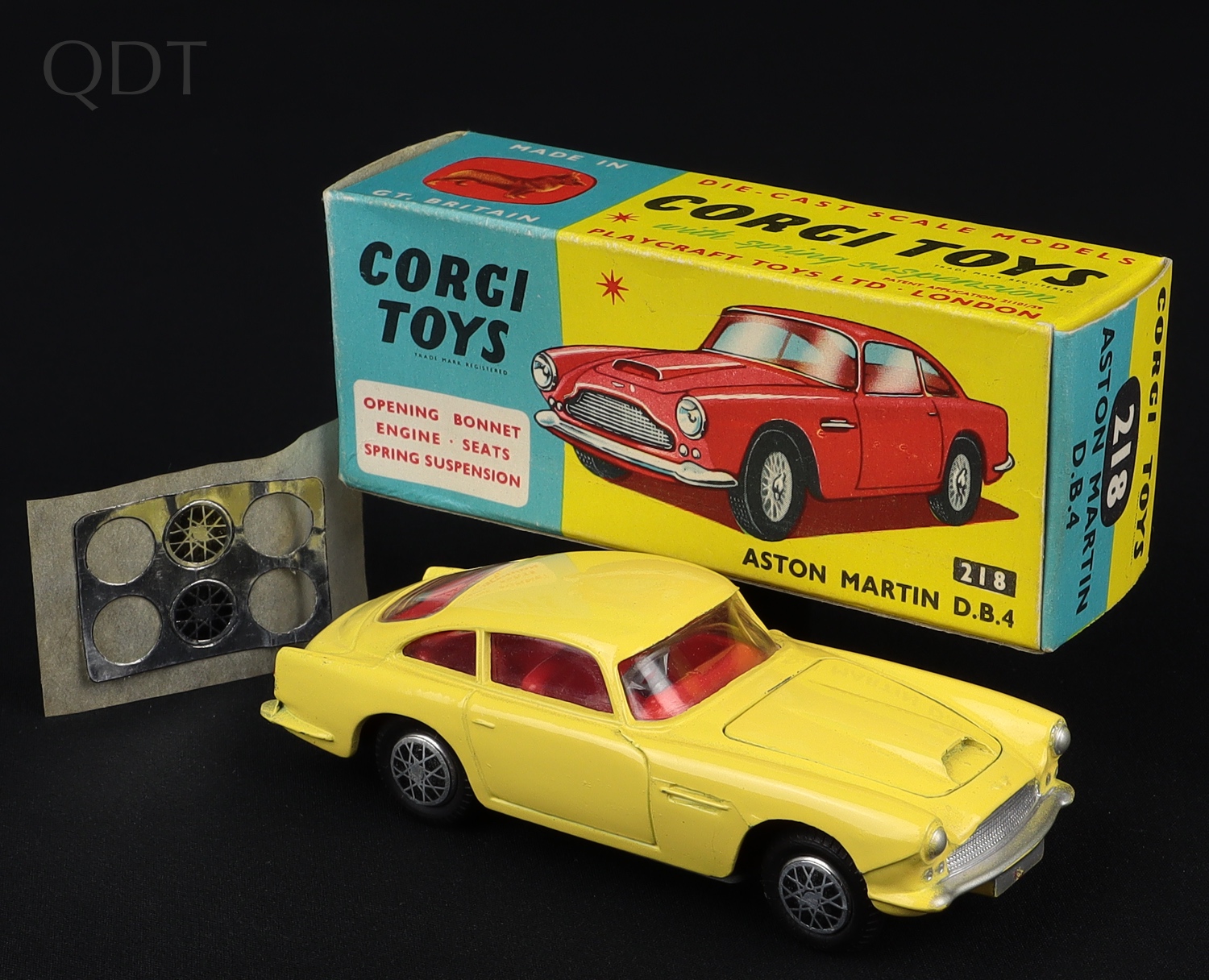 Corgi Toys 218 Aston Martin DB4 - QDT