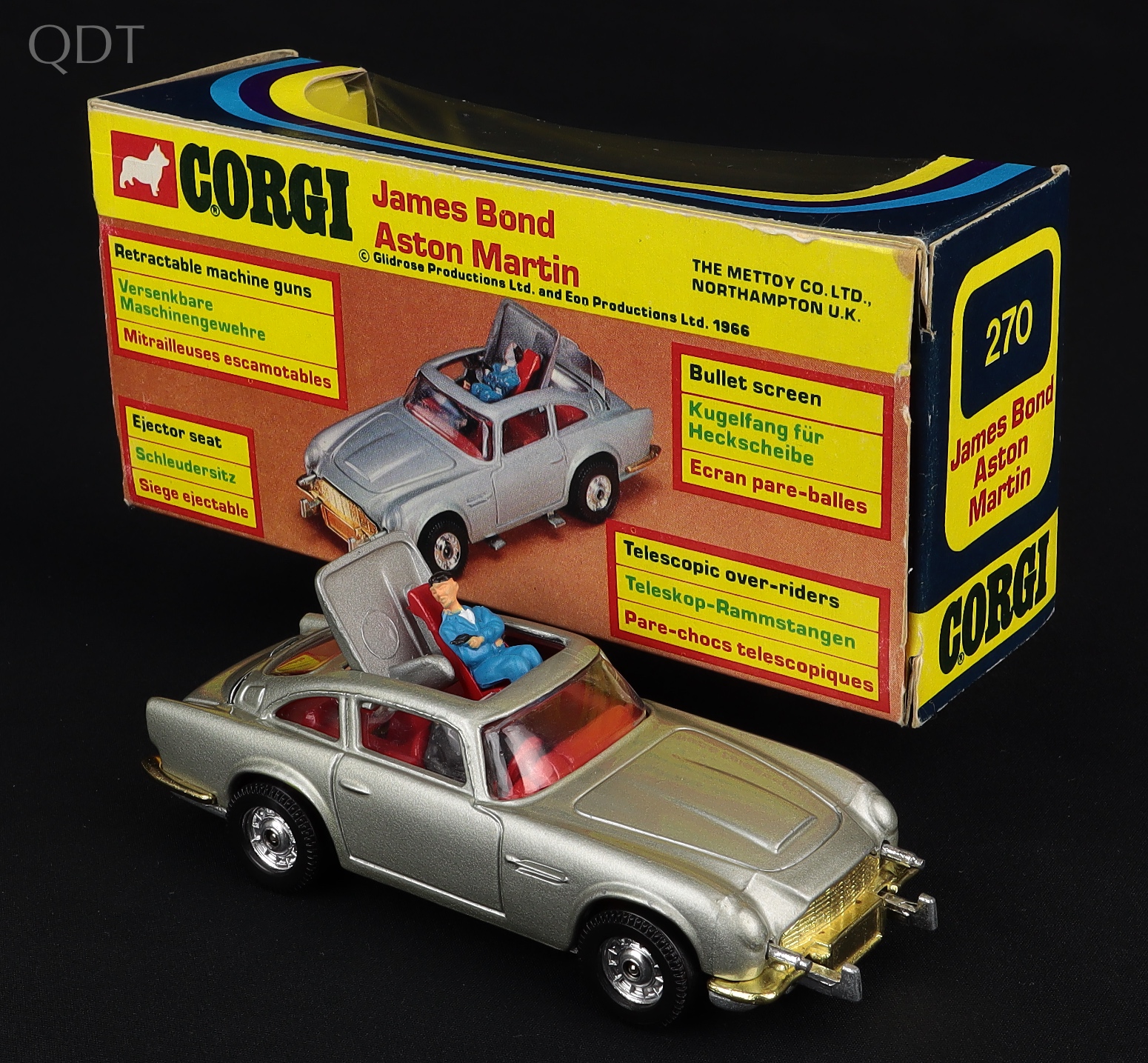 Corgi Toys 270 James Bond's Aston Martin - QDT