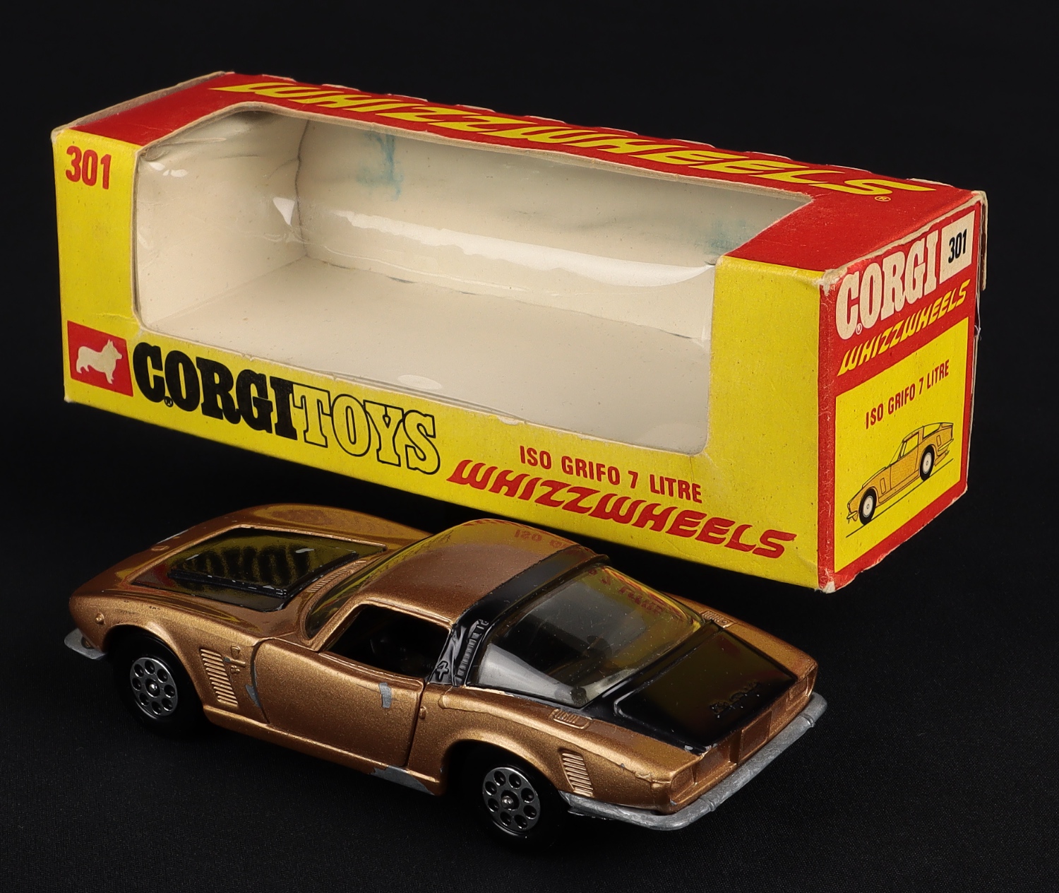 Corgi Toys 301 Iso Grifo 7 Litre Pre-production - QDT