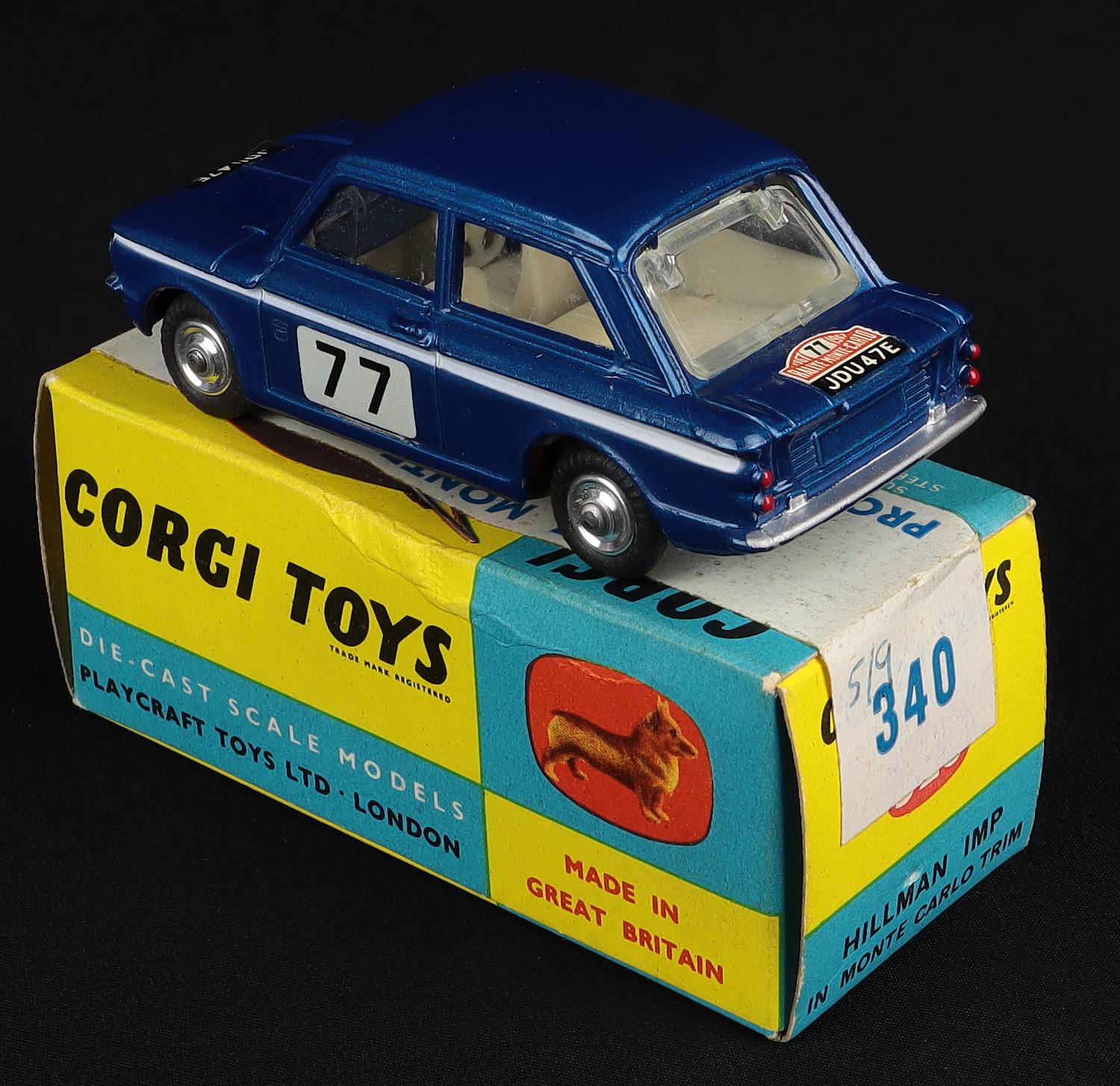 Corgi Toys 340 Monte Carlo Sunbeam Imp - QDT