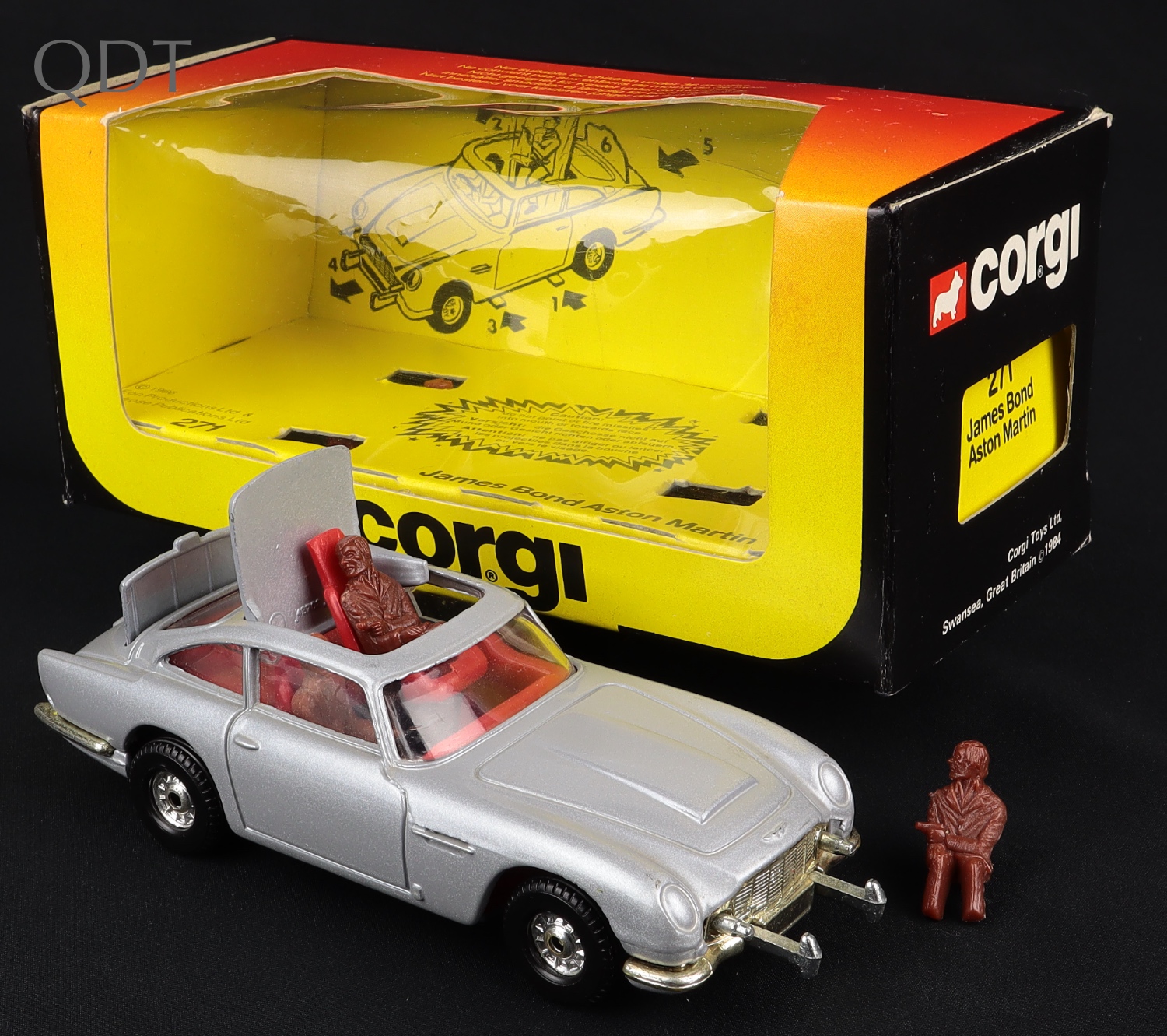 Corgi Toys 271 James Bond Aston Martin - QDT