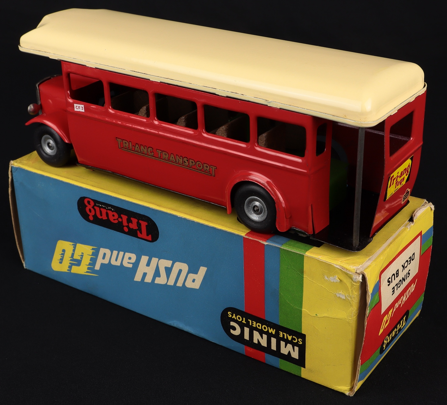 Tri-ang Minic Models 52M Single Decker Bus - QDT